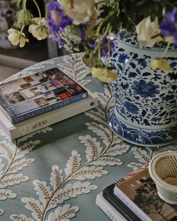 Clement, pale aqua - Cowtan & Tout Design Library